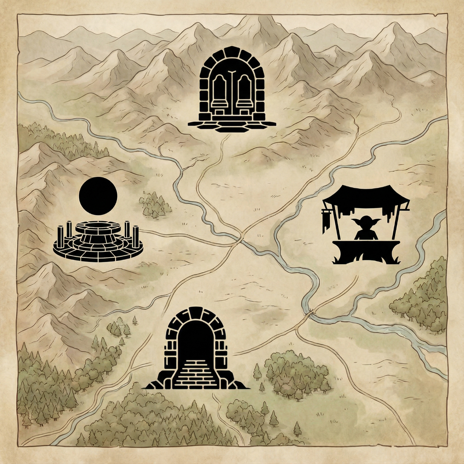 Versatile Black Icons Vol. 08 — Dark Eclipse by fredcalil | ART with AI