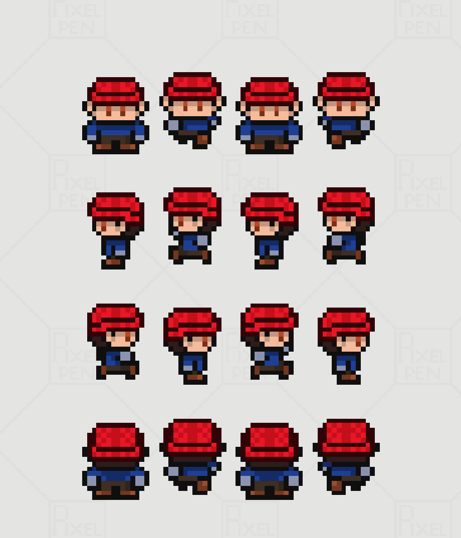 Winter NPCs – Pixel Character Pack (16×16) by Maru