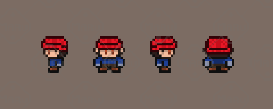 Winter NPCs – Updated 16x16 Pixel Art Characters (Improved 4‑Direction ...