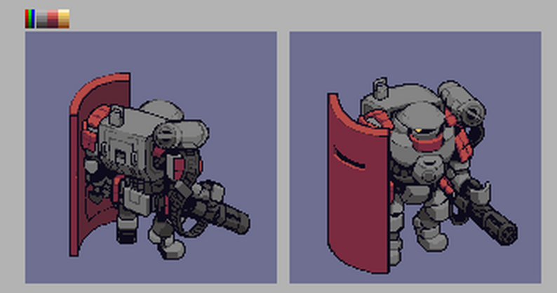 Lancer Tactics Mech Sprites by Gen