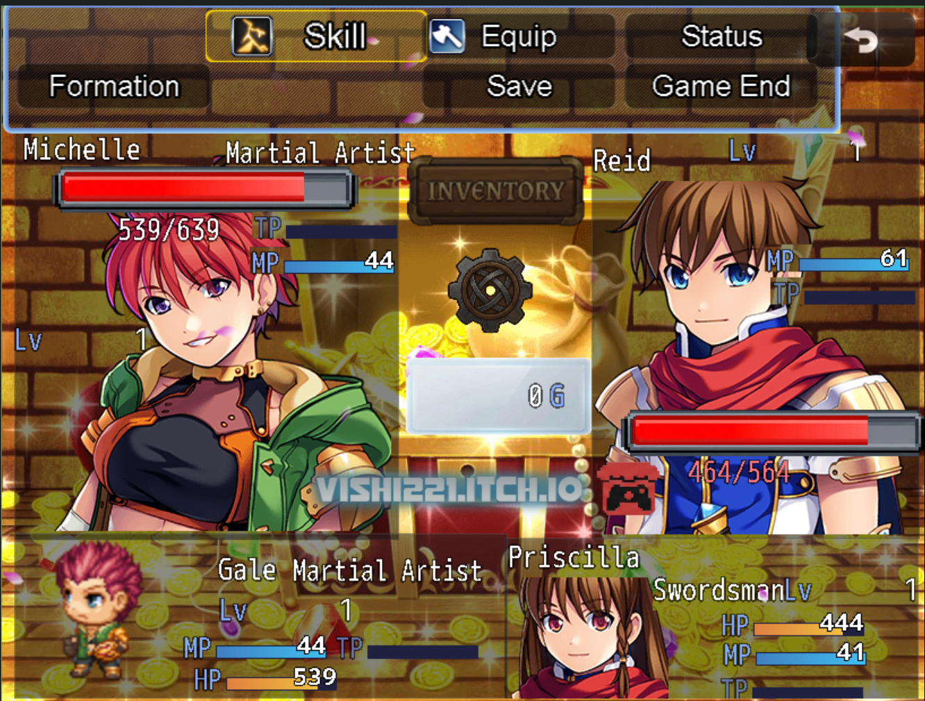 RPG Maker MZ - Menu UI Pro by vishi221