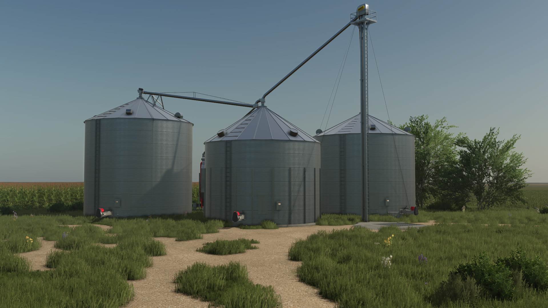 Small 3 Bin Binsite With Dryer by AG Farms