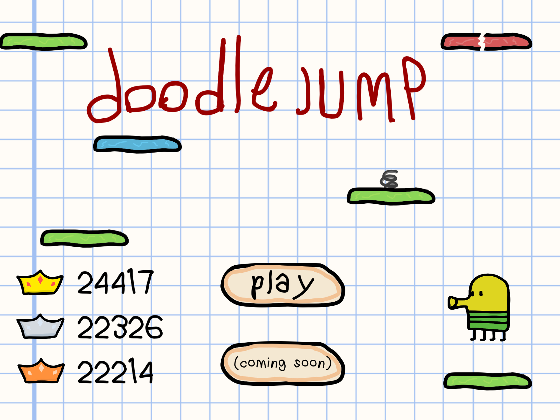 doodle jump v1.1 by Red bird