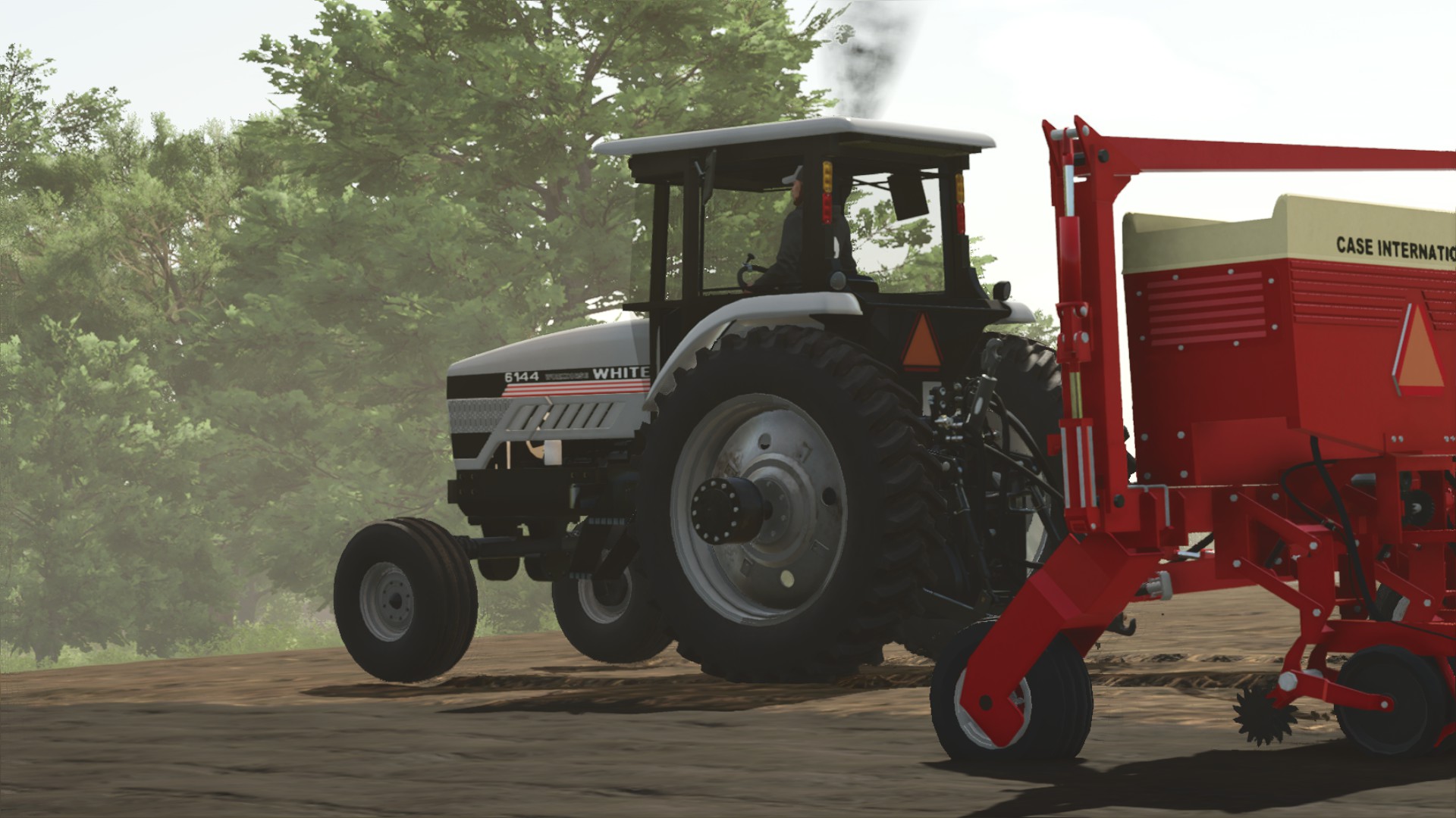 FS25 White 6100 Series V3 by Outpost Dairy