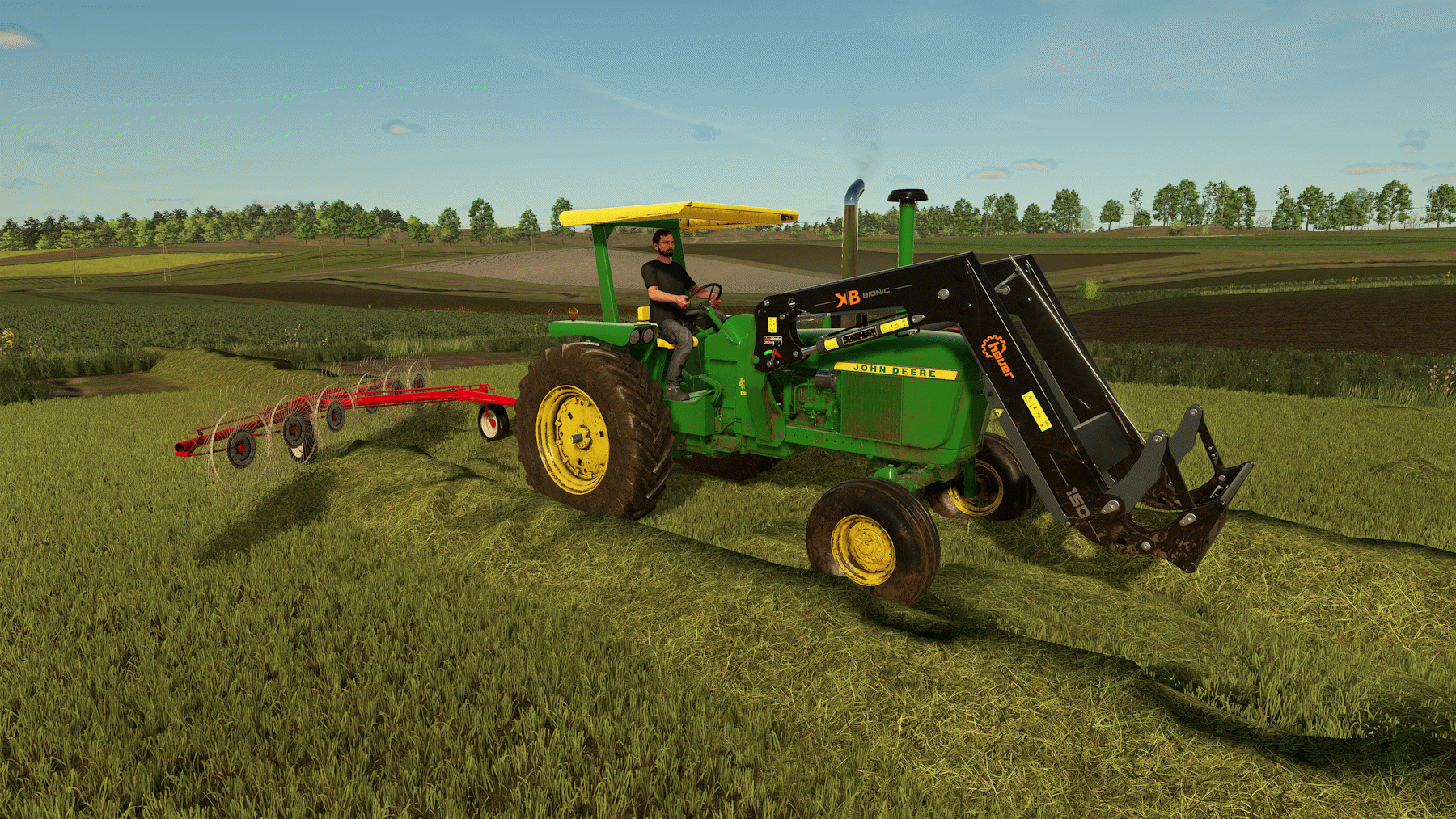 fs25 1978 6 wheel hay windrower by sebcroteau