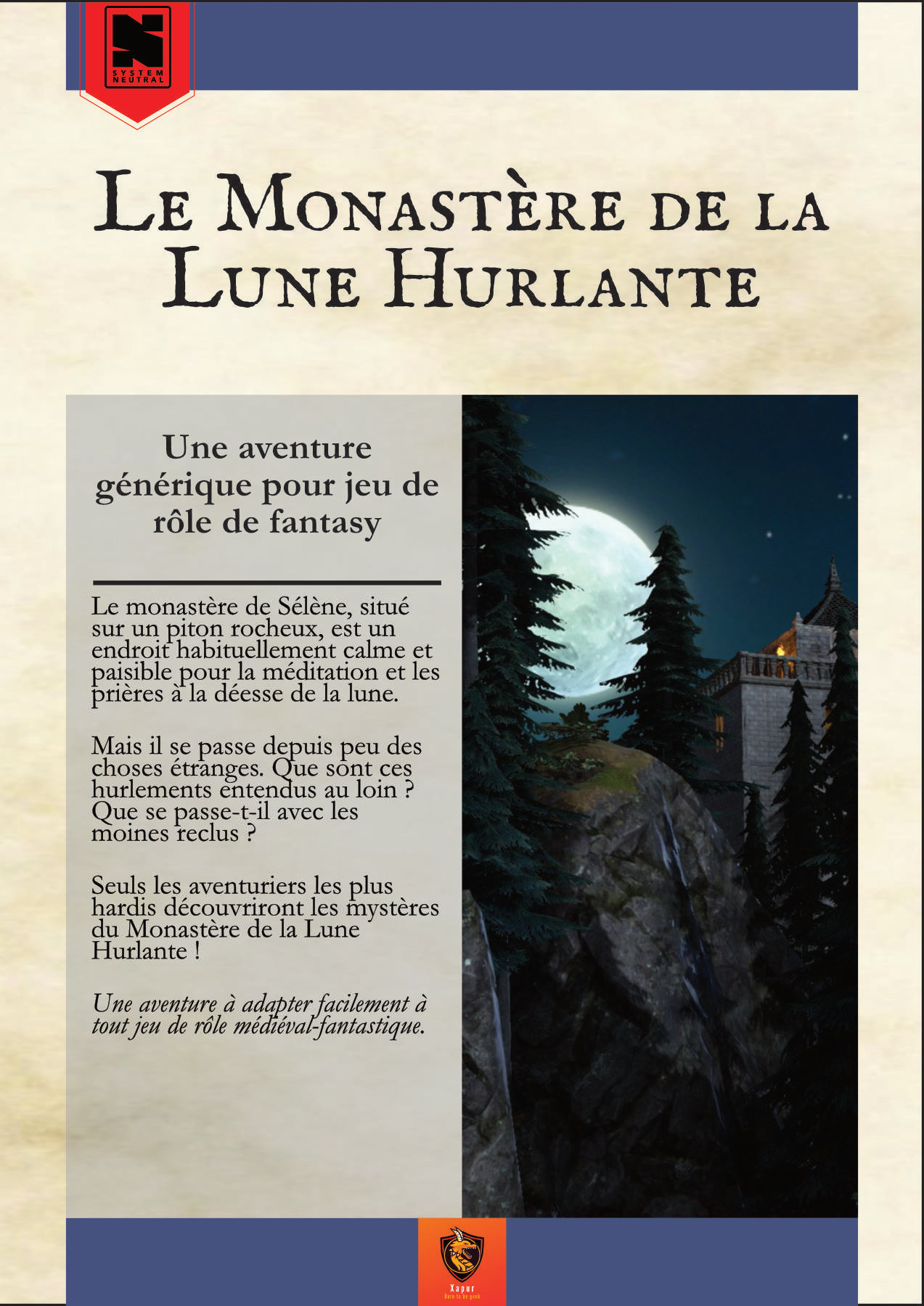 Le Monastère de la Lune Hurlante by Xapur