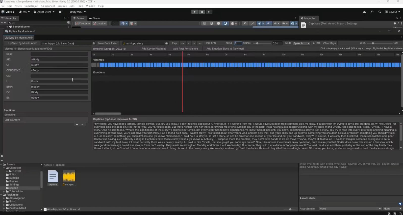 Free LipSync and Auto Blink for Unity by Mumin