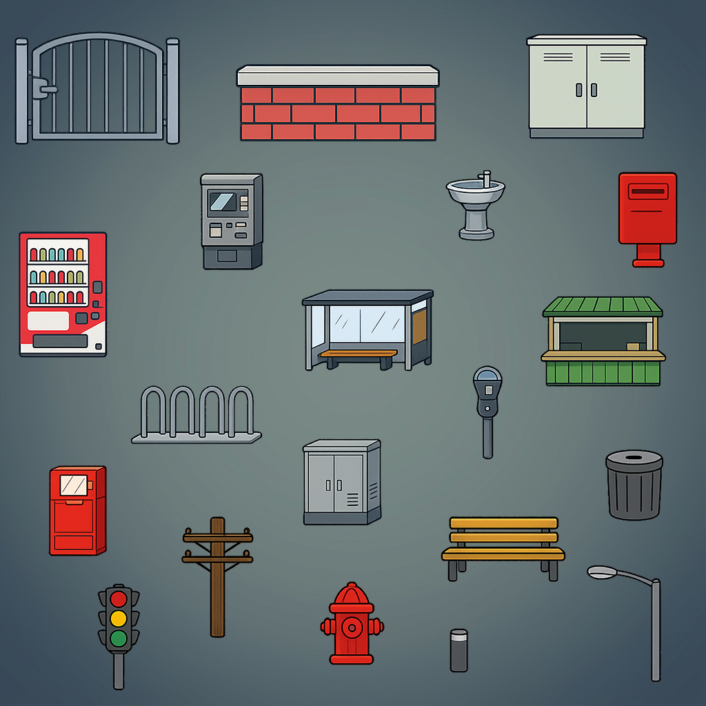 2D City Pack – Buildings, Cars, Props & UI by BLEEDx