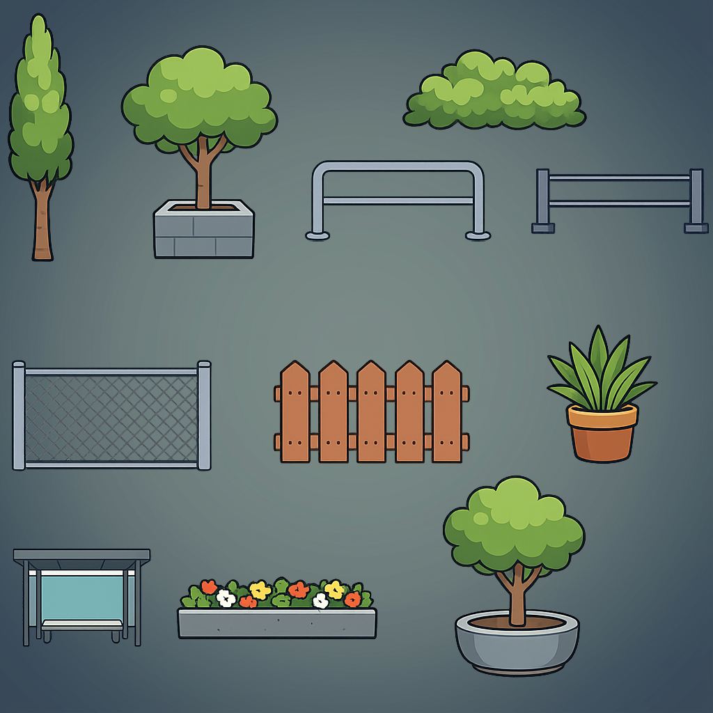 2D City Pack – Buildings, Cars, Props & UI by BLEEDx