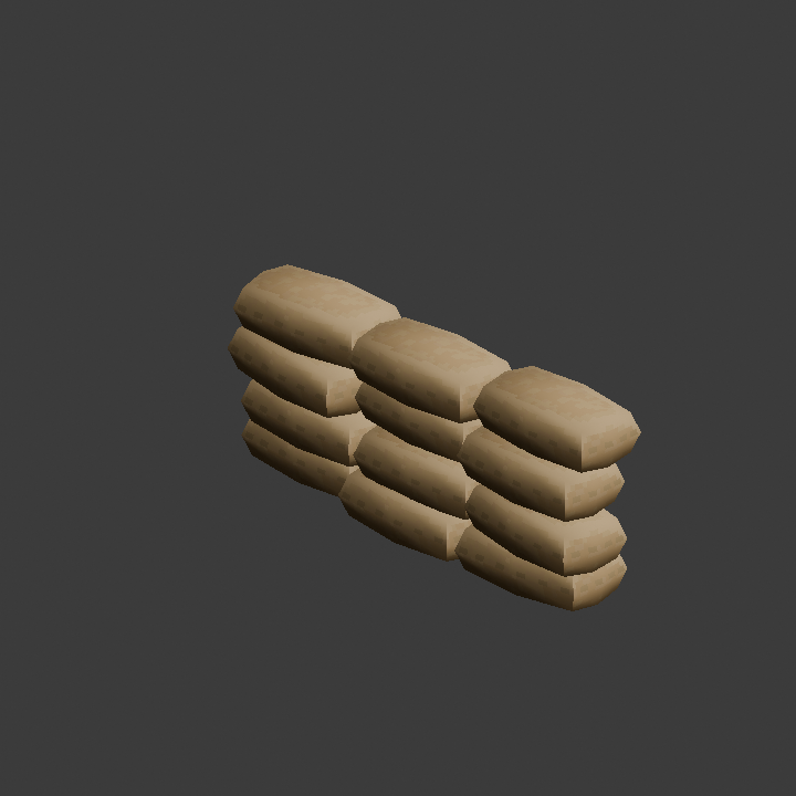 WW2 Sandbags & Cover Pack — Pìxel Art Textures by JSR Games