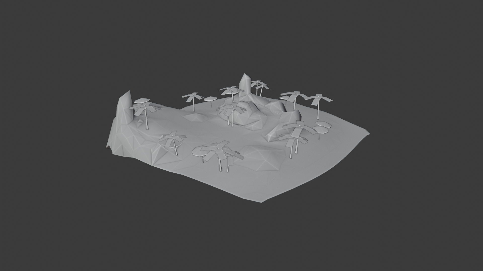 Free Low Poly 3D Island Map Asset – Game & Mobile Ready by Gataki