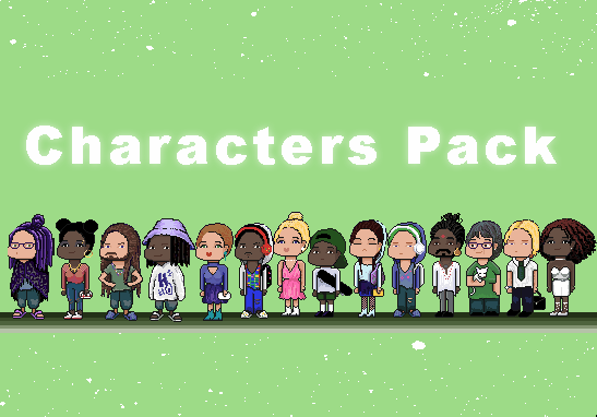 Pixel Characters Pack 1 by love_in_rar