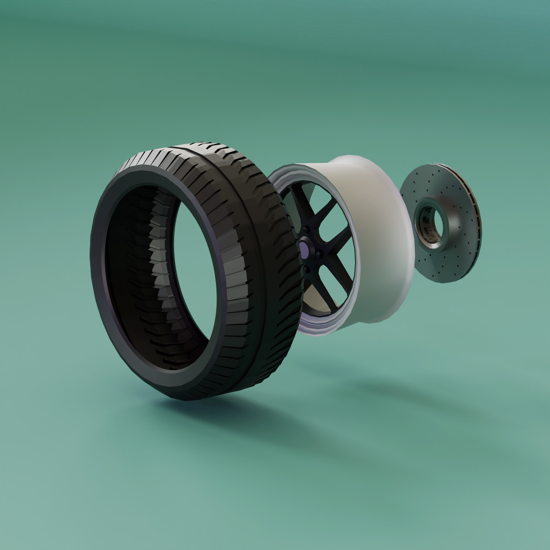 Update to V05 - Low Poly Wheel Megapack by designersoup