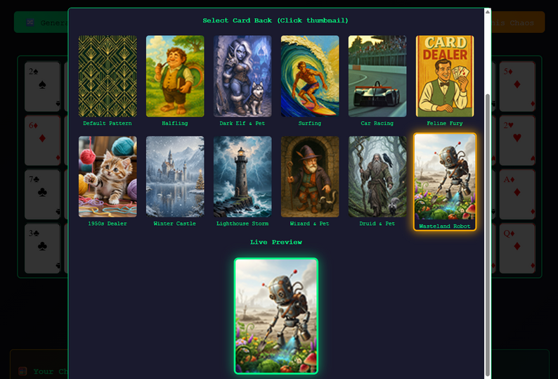 Chaos Lab: Shuffle the Infinite by kaerrune