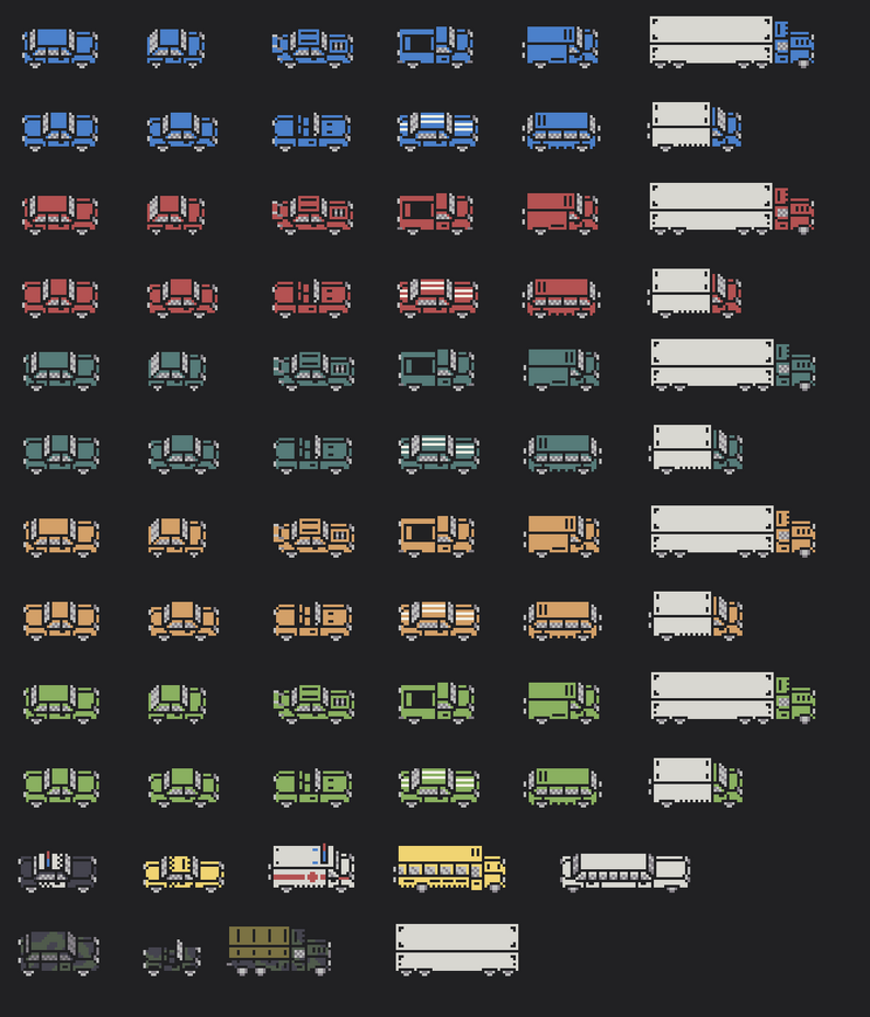 Pixel Art Cars & Trucks by Newc42
