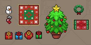 Winter Pack 1 — 16x16 pixel art Characters, Props & Environments ...