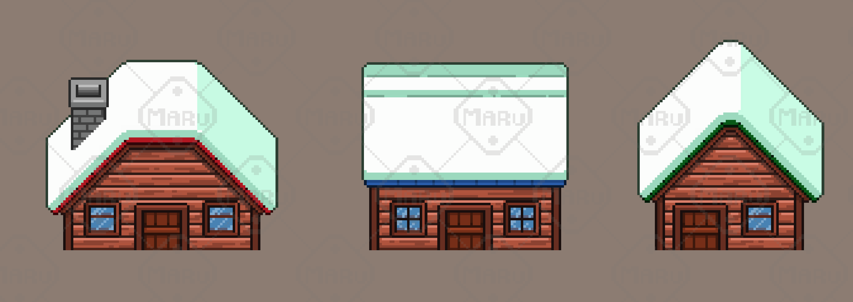 Winter Pack 1 — 16x16 pixel art Characters, Props & Environments ...
