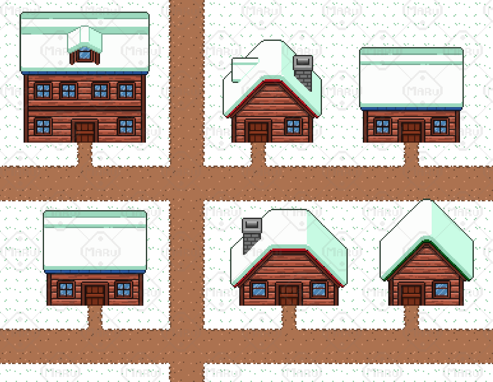 Winter Pack 1 — 16x16 pixel art Characters, Props & Environments ...