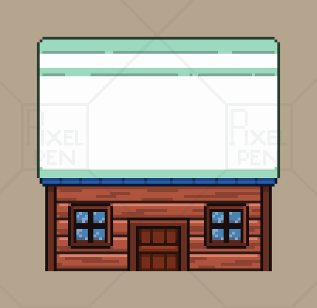 Winter Houses – 16x16 Pixel Art Pack Released - Winter Village Houses ...