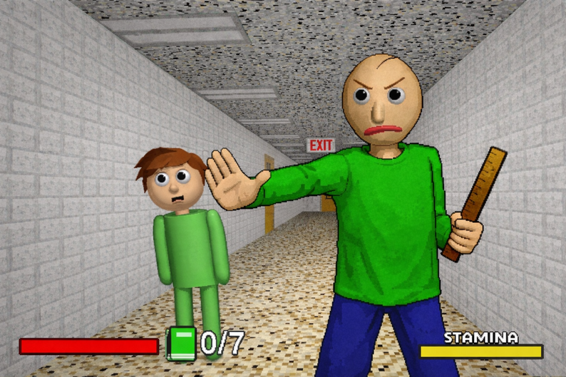 Baldi's Basics But Baldi is on your side! by BaldiTheGamer