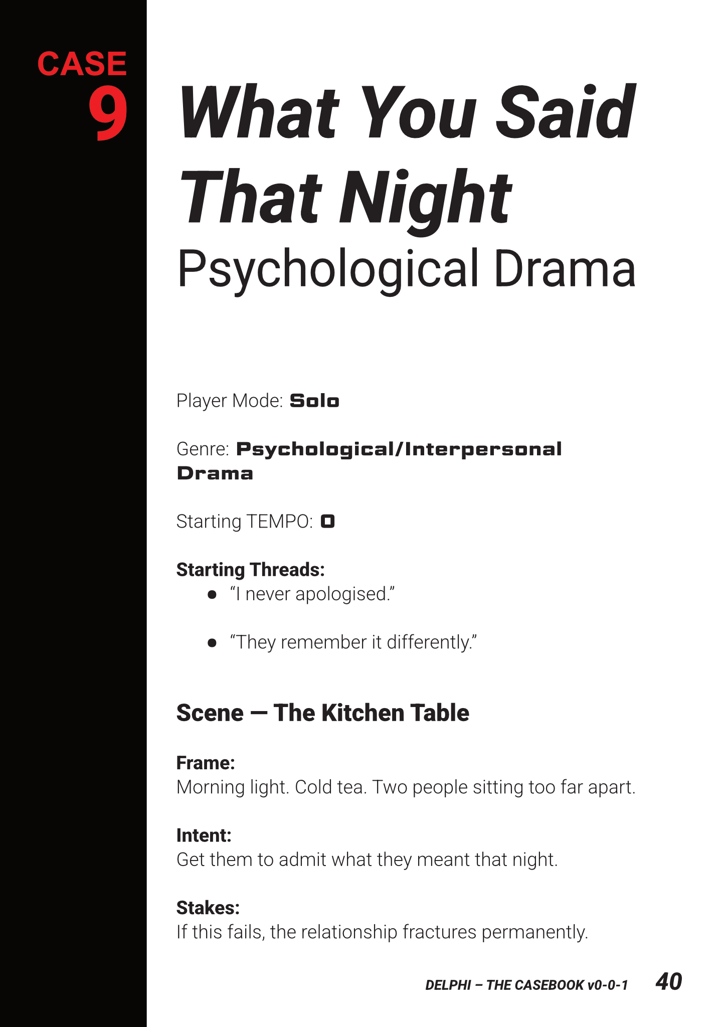 DELPHI - The Casebook by Mark Quire