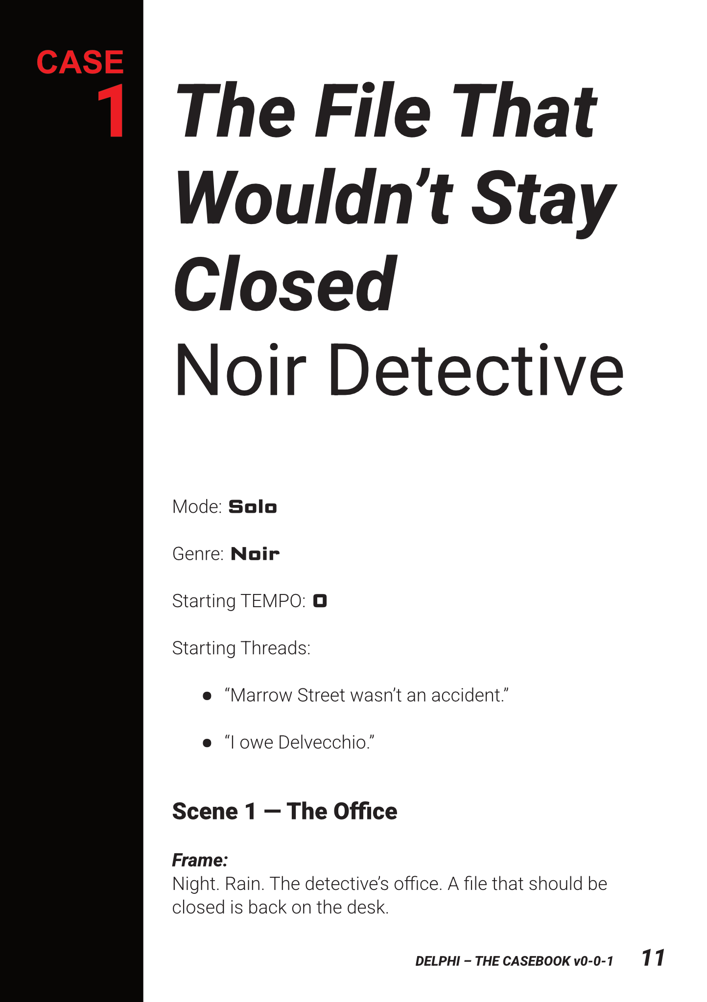 DELPHI - The Casebook by Mark Quire