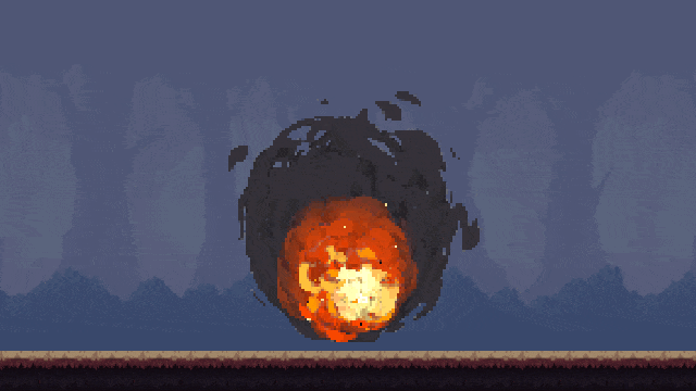 Explosions 12 Pixel Sprite sheet Vol 3 by CREASTA PIXEL