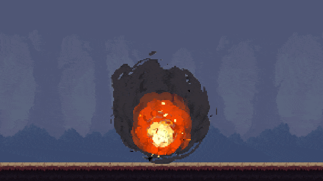 Explosions 12 Pixel Sprite sheet Vol 3 by CREASTA PIXEL