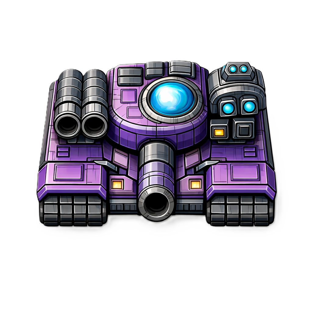 2D Tank Sprites Pack – 10 Tanks (LV11–LV20) – Top-Down Cartoon PNG by ...