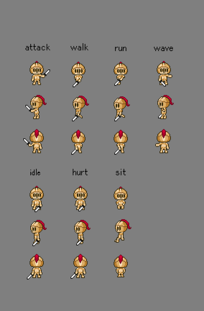 Pixel Art Character Base by min