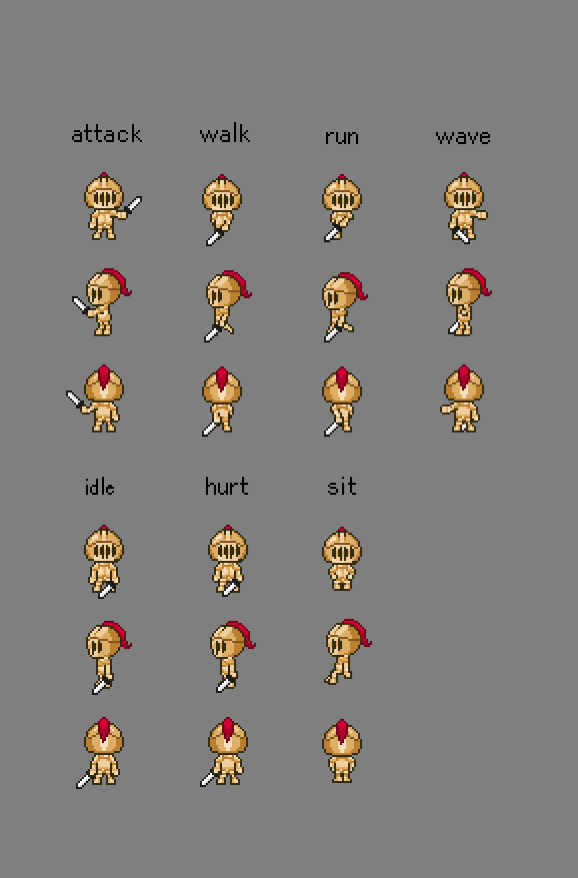 Pixel Character Base by min