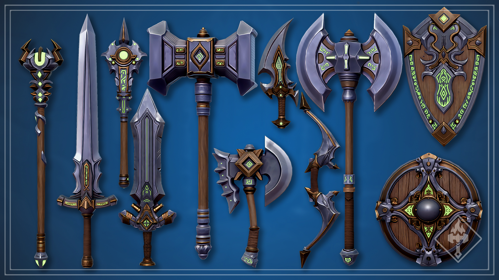 Stylized Weapon Pack V1 by Hotstrike Studio