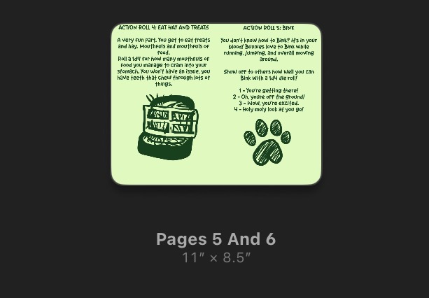 How to Be a Pet Bunny ~ A Mini Solo TTRPG (barely) by AlexLikesToDraw