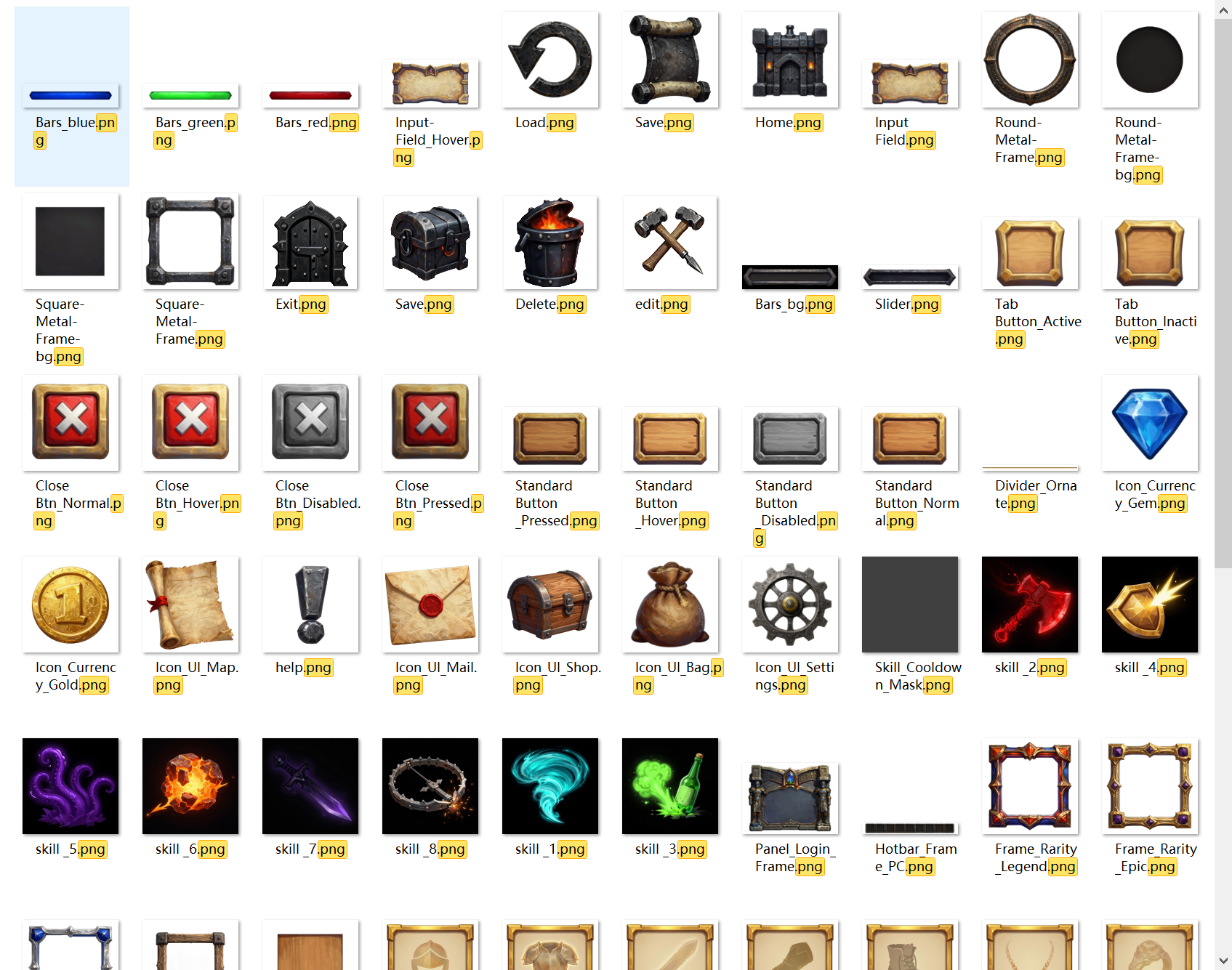 Why I included PSDs (And why you need them) - Fantasy RPG UI Kit ...