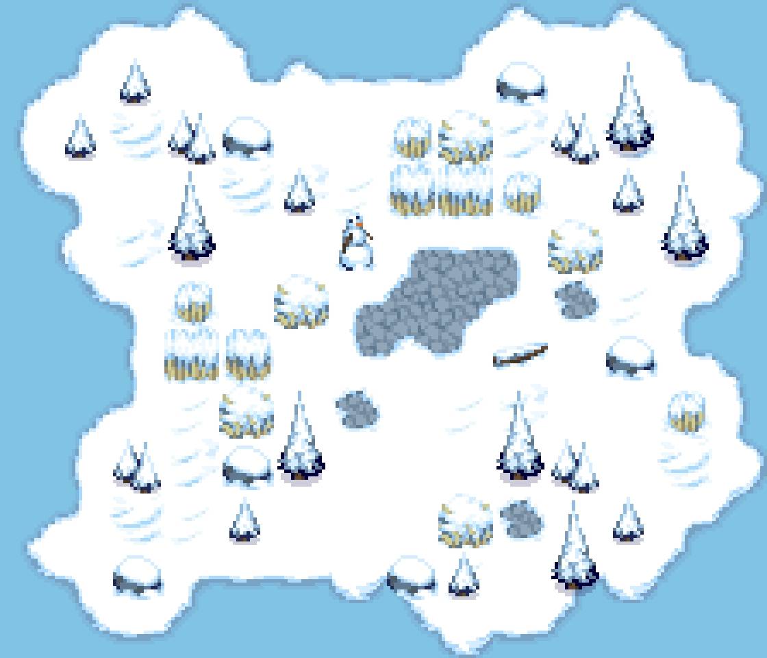 Winter pixels 16x16 by Jaraten