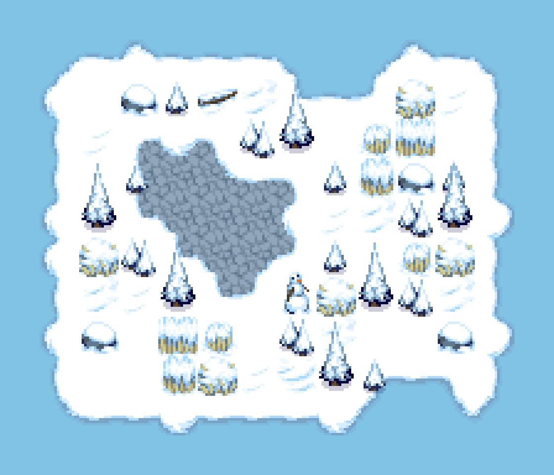 Winter pixels 16x16 by Jaraten