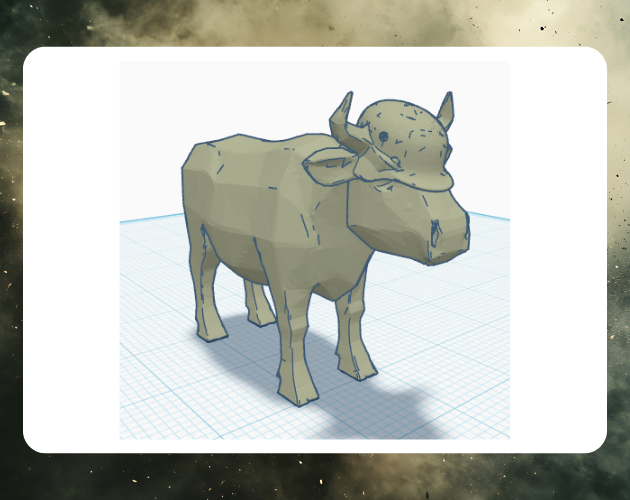 Battle Cattle - 3D Pieces - Cattle Royale by Robinson_Games_Ltd