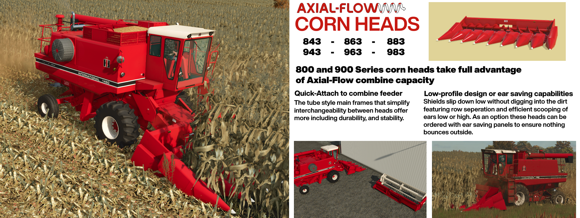 International 14 Series Axial-Flow Combines by JCLsFarmEquipment