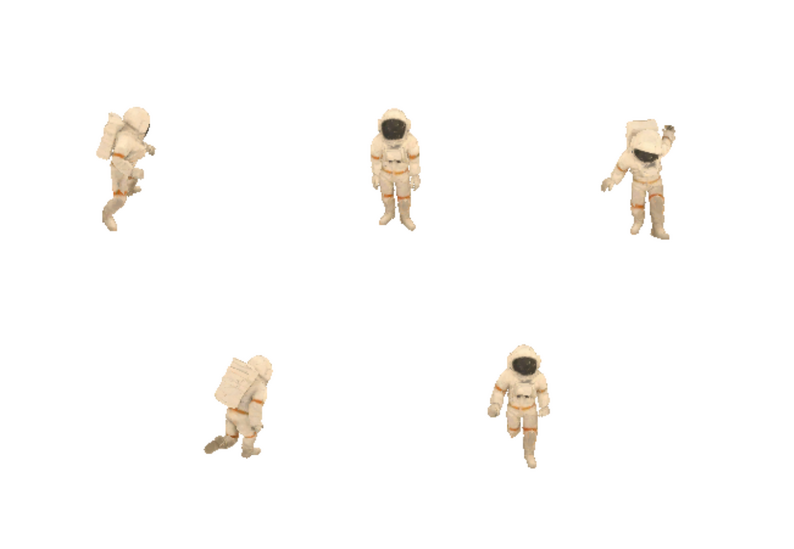 Astronaut 2D Isometric Spritesheets by picoplankton
