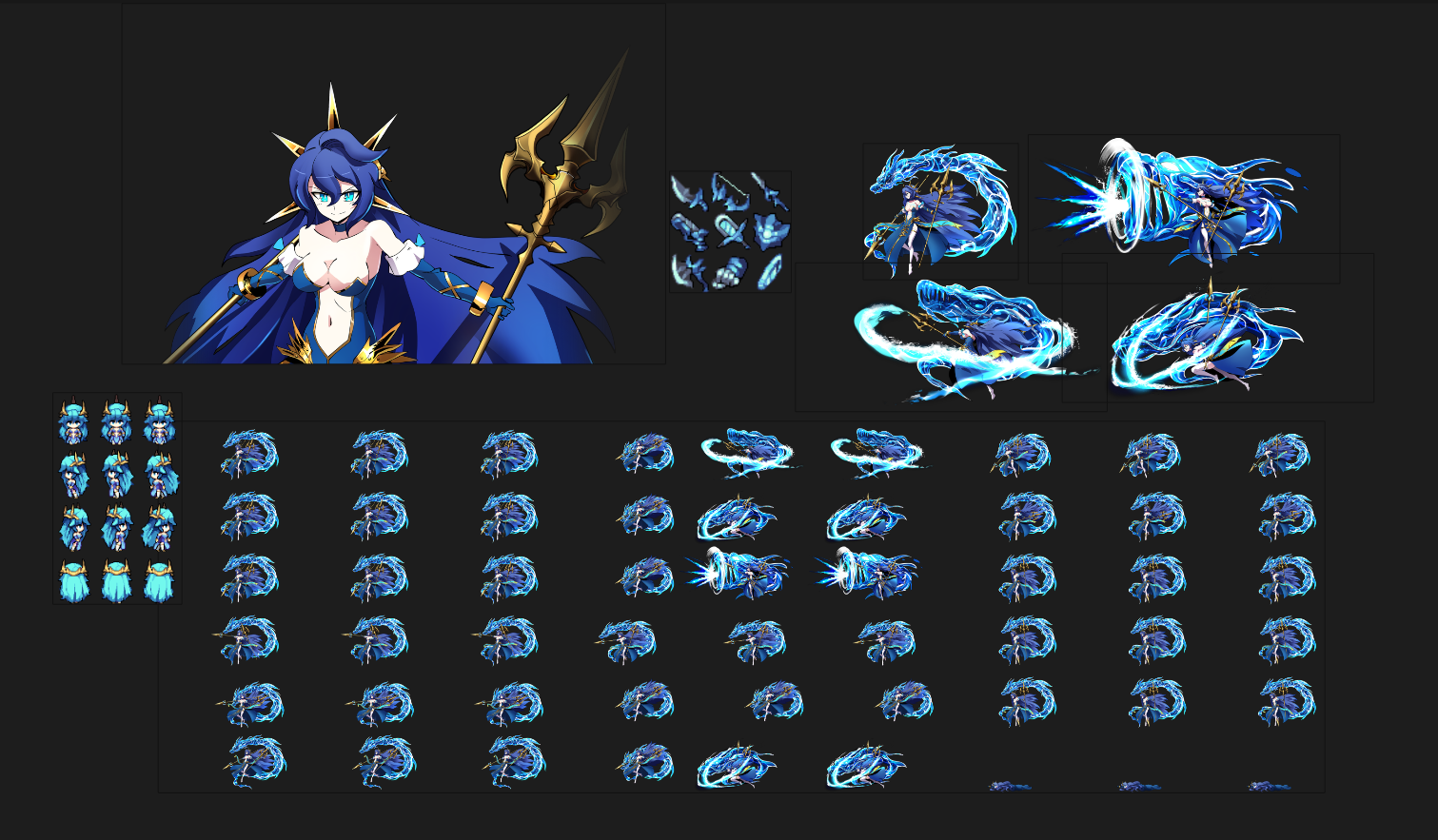 Librarium Animated - Sea Goddess Second Phase by Aekashics