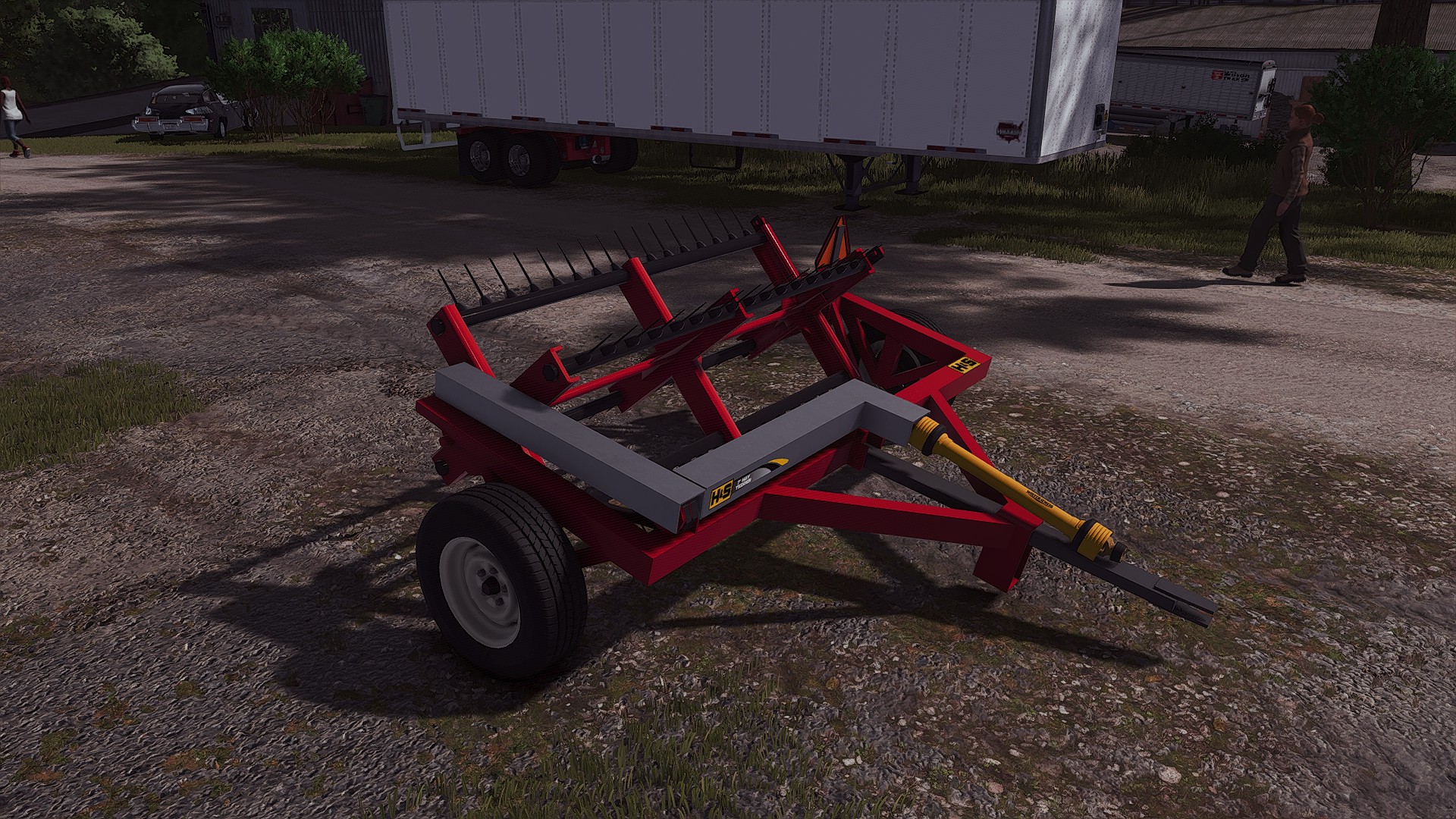 FS25 1986 H&S Hay Tedder by E55 Modding