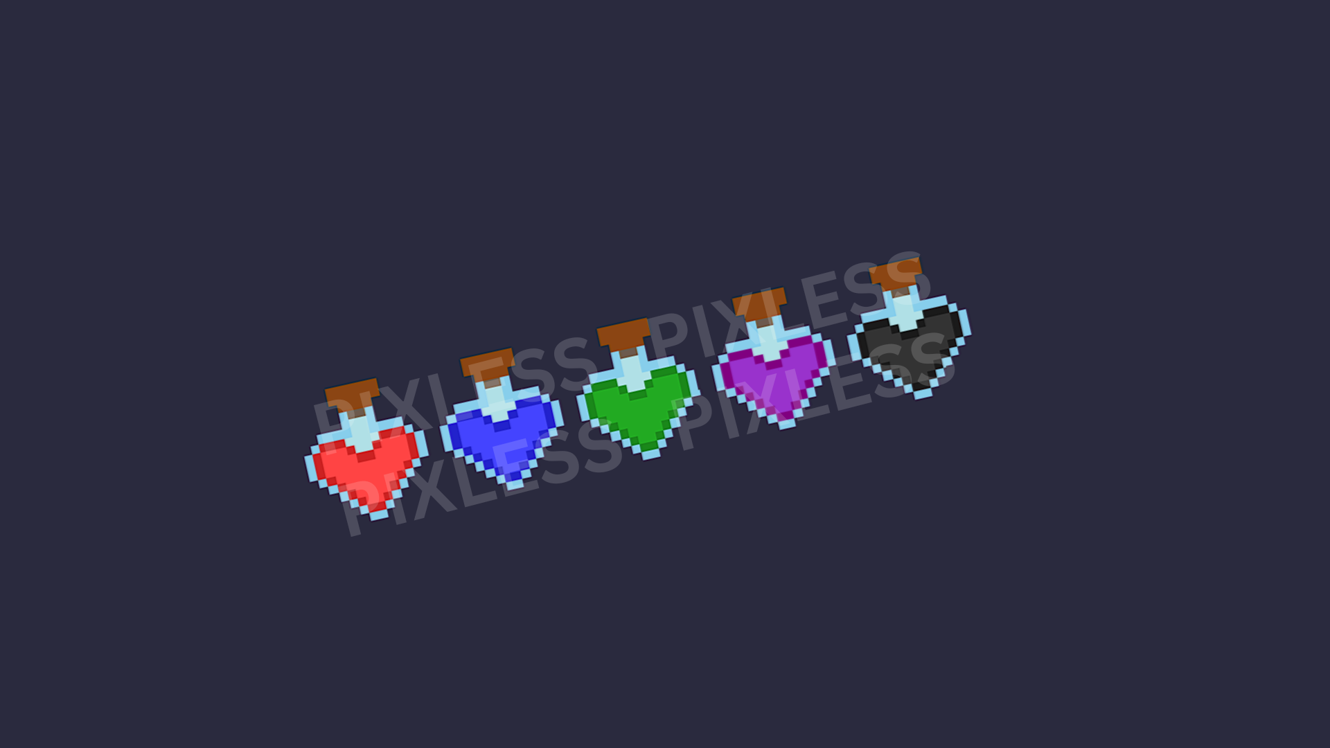Heart Shaped Potions by Pixless