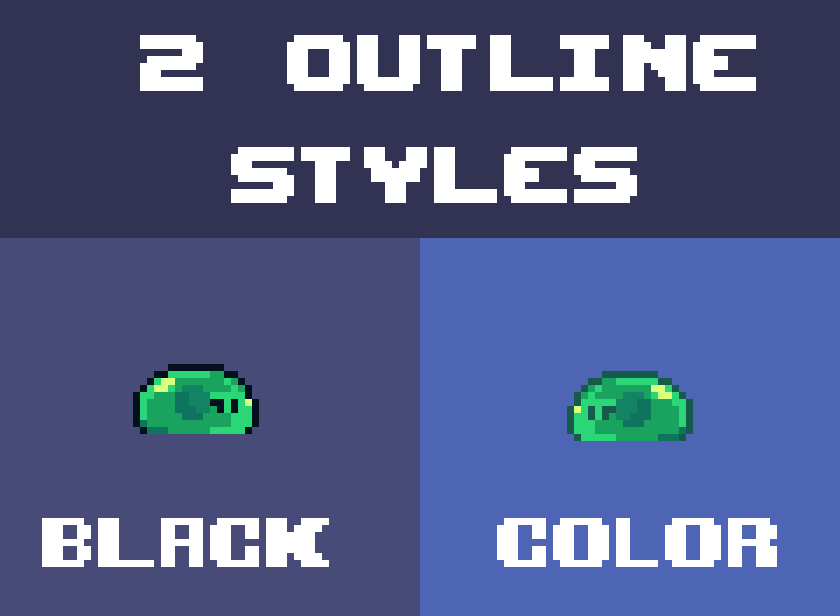 Slime Update - Slime Enemy | Pixel Monsters Vol.1 by elesrech