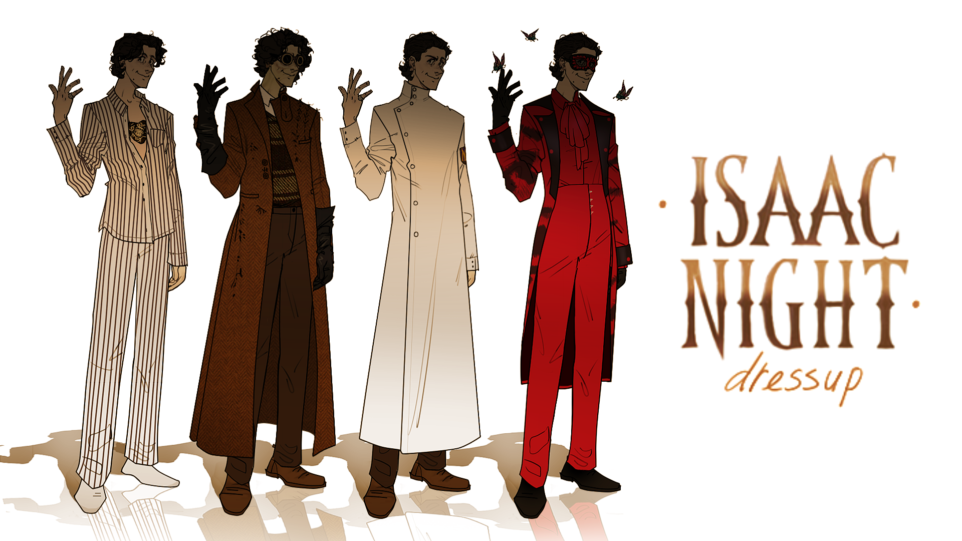 Isaac Night Dressup by MILOSIRIS Studio