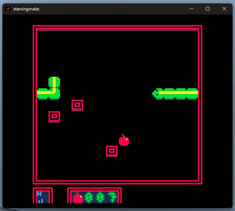 Starving Snake (Pico-8) by Timbo Johnson