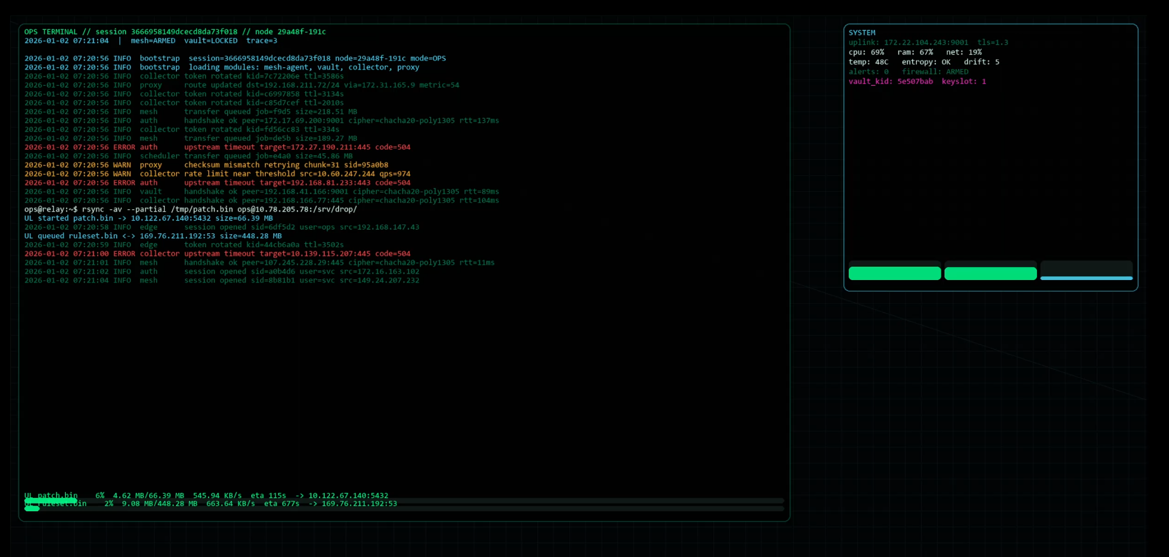 Hacker Terminal Screensaver (Windows) by Sinfullscreens