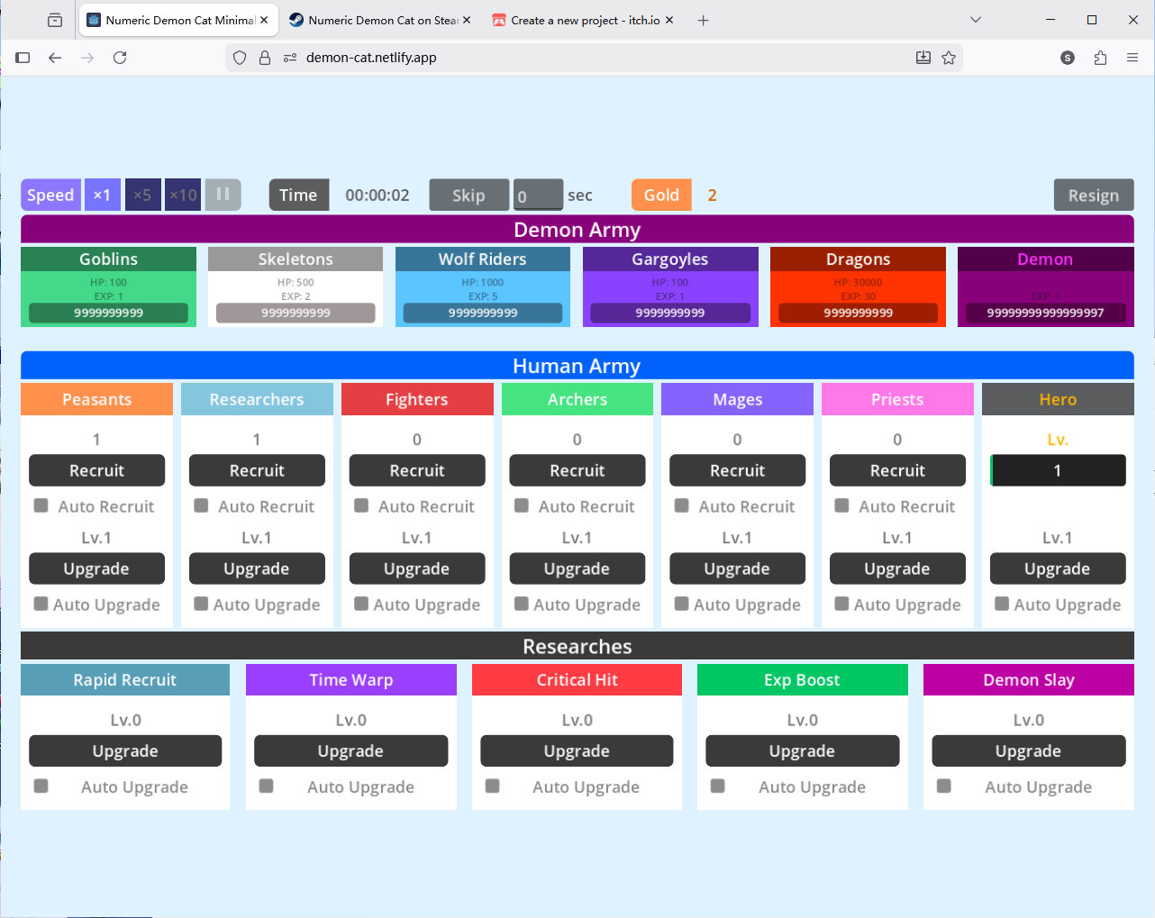 Numeric Demon Cat (free version) by Snowy
