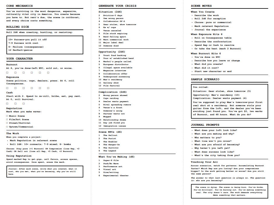 Making Games About Scenes That Don’t Exist Anymore - Blank Generation ...
