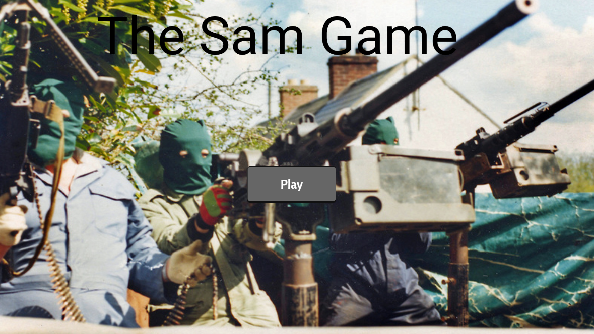The Sam Game by sjokomelkspill
