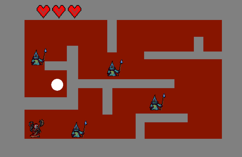 2D maze game by Hia RayM